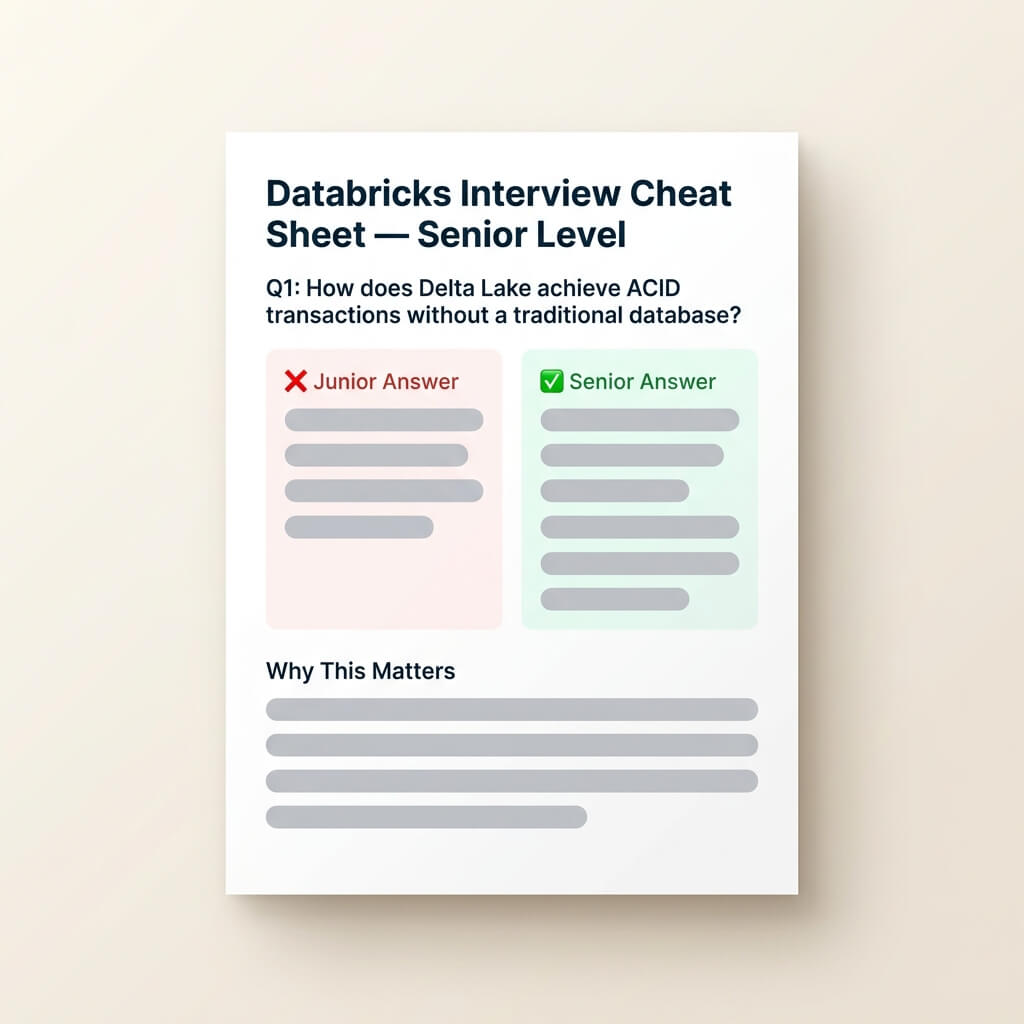 Senior Databricks Data Engineer Interview Tomorrow? This Is Everything ...